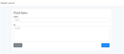 belajar membuat modul crud di laravel 5 laman 4 dari 4