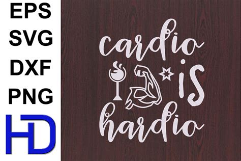Workout Svg Design Cardio Is Hardio Graphic By Heart Touch Design