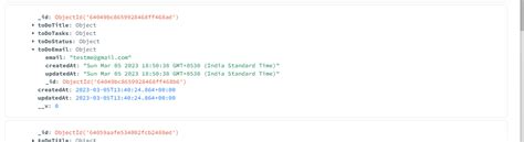 find is fetching empty array for subdocument in mongoose techtalk7