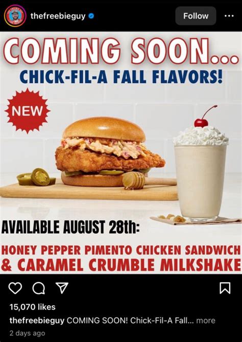 Chick Fil A Is Releasing A New Sweet And Spicy Sandwich And A New