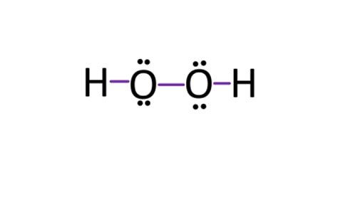 How To Draw The Lewis Dot Structure For H2o2 Hydrogen Peroxide Theme
