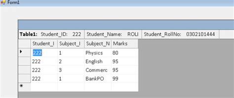 nested datagrid in c window forms