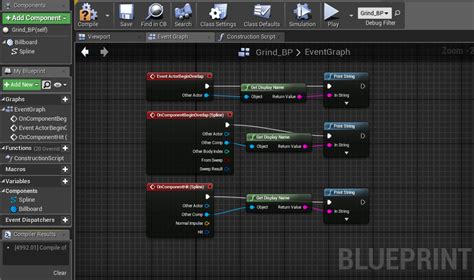 splinemesh overlap event won t trigger blueprint visual scripting