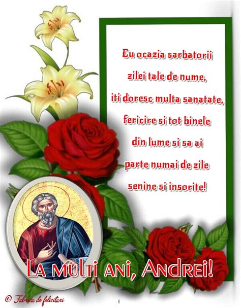 Felicitari De Sfantul Andrei La Mulți Ani Andrei