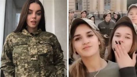 Glamorous Female Ukraine Soldiers Train To Take On Russian Army