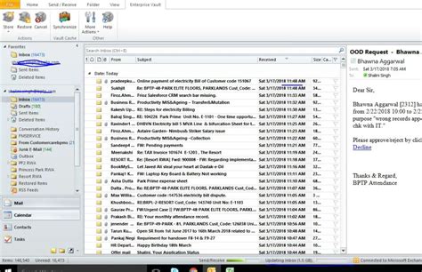 outlook mail inbox