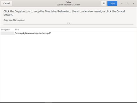 how to create a custom ubuntu live iso image with cubic ostechnix