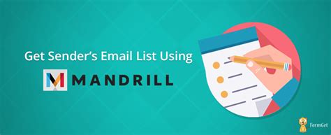 get sender s email lists using mandrill api key formget