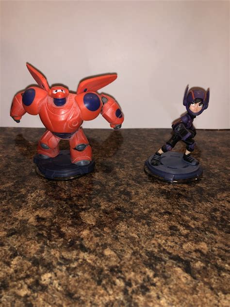 Disney Infinity Big Hero 6 1 0 2 0 3 0 Baymax And Hiro Figure Lot Set Ebay
