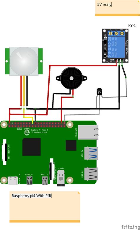 raspberry pi4 workshop pir sensor email sending movement de