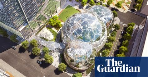 amazon to build futuristic hq of greenhouse domes in downtown seattle