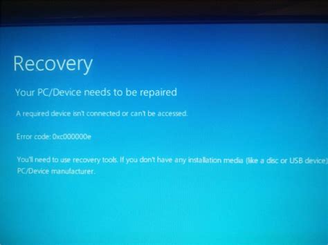 windows 10 recovery tool not working microsoft community