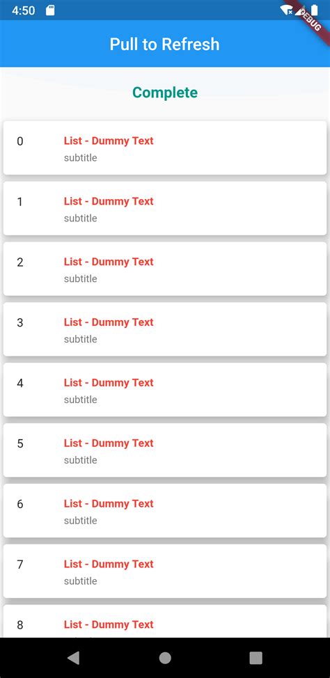 how to implement pull to refresh in flutter by samuel adekunle