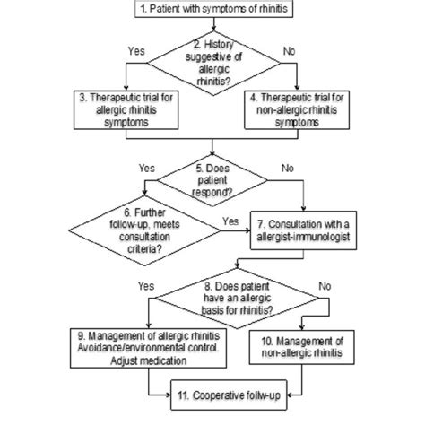 Algorithm For The Diagnosis Of Allergic Rhinitis Based On The Patients