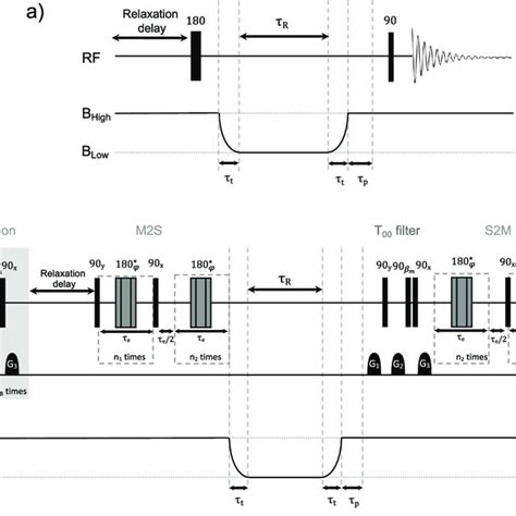 A Schematic Of Modified Inversion Recovery Pulse Sequence Used For T 1