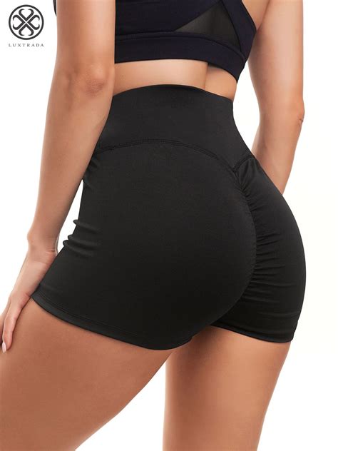 Luxtrada Luxtrada Womens Fashion Fold Over Shorts Gym Sport Shorts