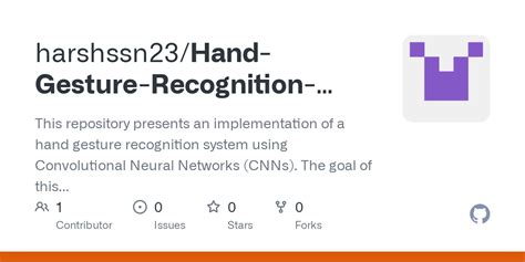 Github Harshssn23 Hand Gesture Recognition Using Cnn This Repository