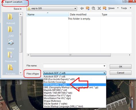 export to gis keep map object data keep arcs no shapefile