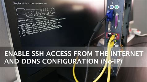 openwrt enable ssh access from internet and dynamic dns configuration