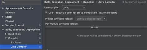 java can t compile with jdk 11 in intellij cannot find