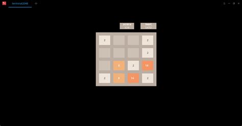 let us play 2048 game in terminal ostechnix