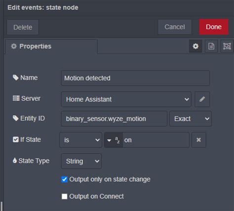 nodered trigger vs events nodes node red home
