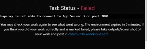 install and configure haproxy lbr failed kodekloud engineer