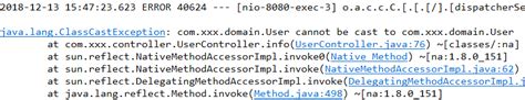 springboot热部署导致同一个类型转换出现类型转换异常classcastexception feinifi