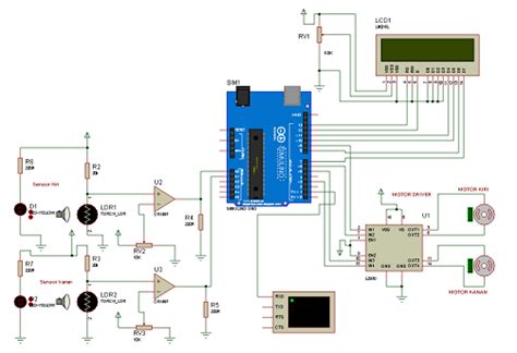 robot line follower digital menggunakan arduino simple robot line