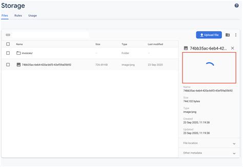 javascript firebase functions upload file from web via