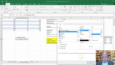 how to do multiple regression in excel 2016 for windows