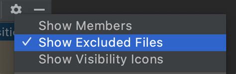 java intellij idea hide iml files stack overflow