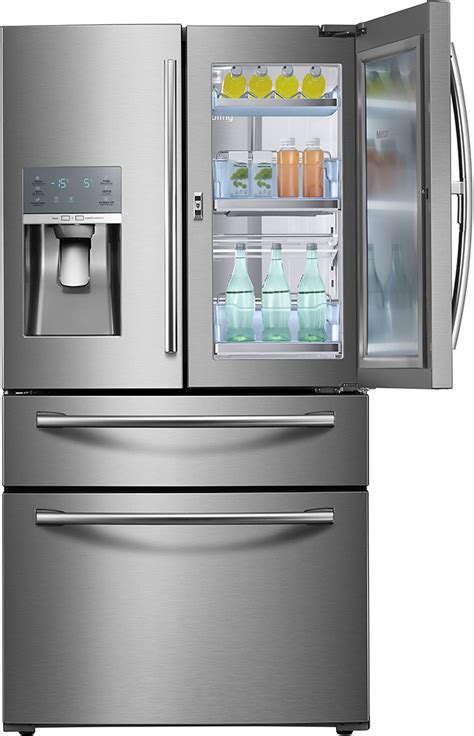 Samsung 27 8 Cu Ft 4 Door French Door Refrigerator With Food Showcase