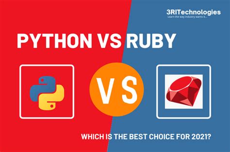 what are the difference between python and ruby 3ri technologies