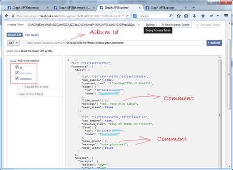 explore the facebook graph api