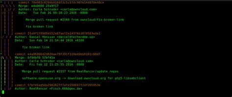 finding everything in git