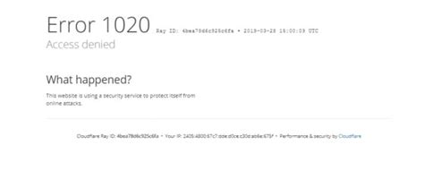 how to fix error 1020 access denied 4 easy steps