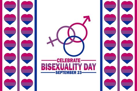 Premium Vector Celebrate Bisexuality Day Vector Illustration