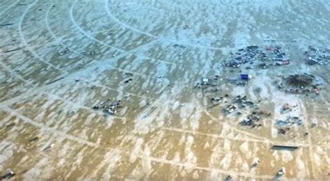 No Way In No Way Out After Storm Floods Burning Man Festival