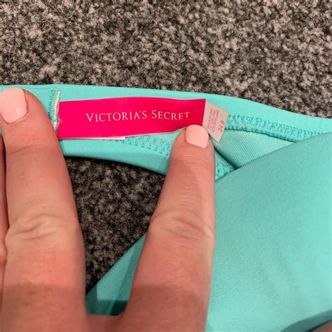 Victorias Secret Green Strapless Bikini Top Size Depop