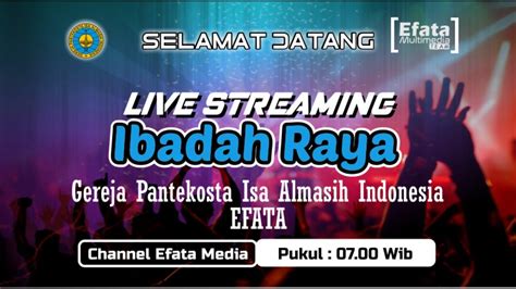 Live Ibadah Raya Minggu 24 Mei 2020 Youtube