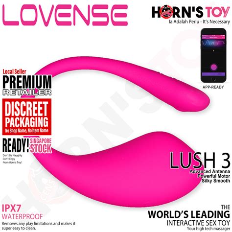 Lovense Lush 3 Bullet Vibrator Upgraded Wearable Bluetooth Stimulator