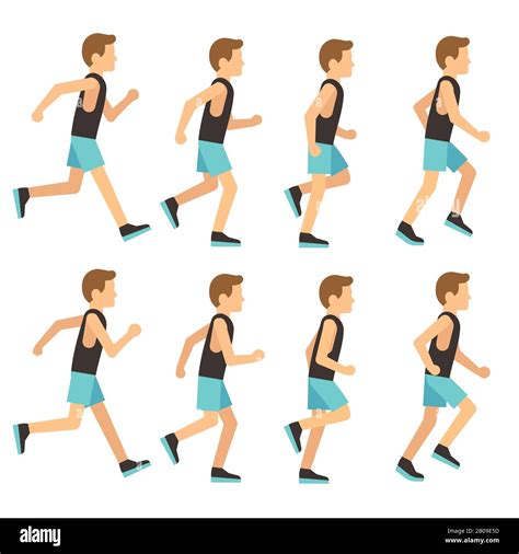 Secuencia Movimiento Imágenes Vectoriales De Stock Alamy