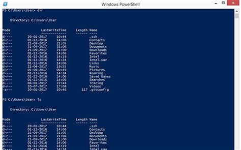 on windows powershell vs bash comparison gets interesting