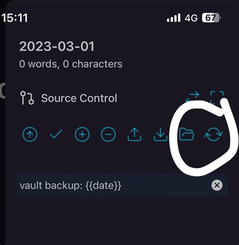 obsidian mobile git does not stop syncing pull works fine btw but