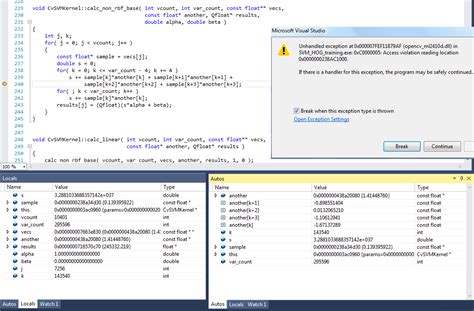 svm error when input data size is too large calc non rbf base