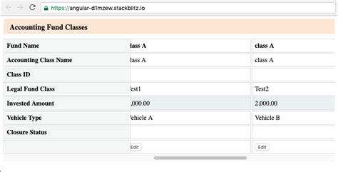 html fix column headers while scrolling horizontally