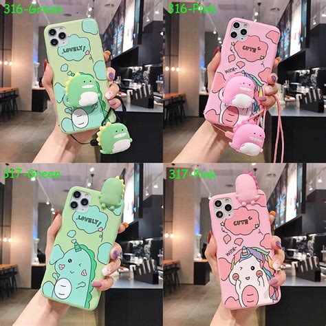 การ์ตูนน่ารักไดโนเสาร์เคสโทรศัพท์สำหรับ Oppo A94 A54 A15 A15s A91 A93