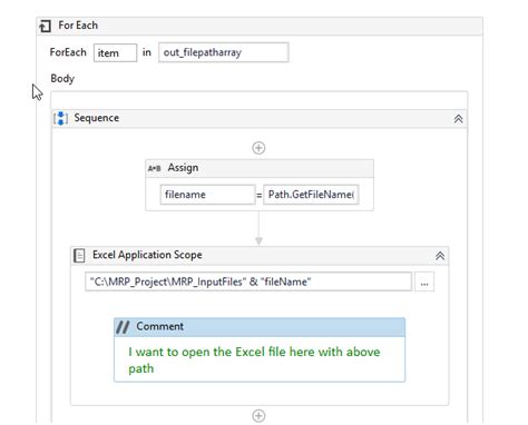 how to open excel from path and file name help uipath community forum
