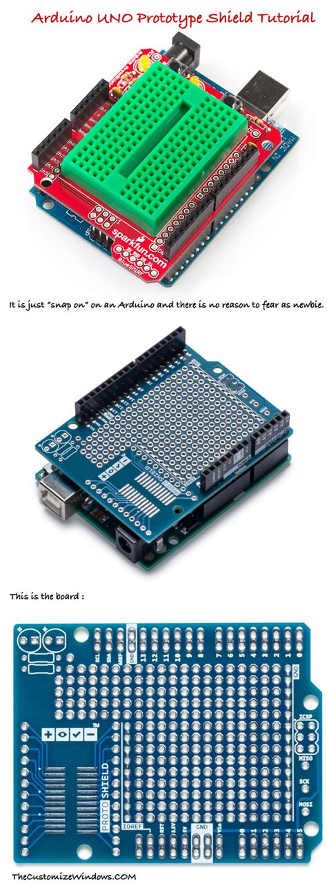 arduino uno prototype shield tutorial
